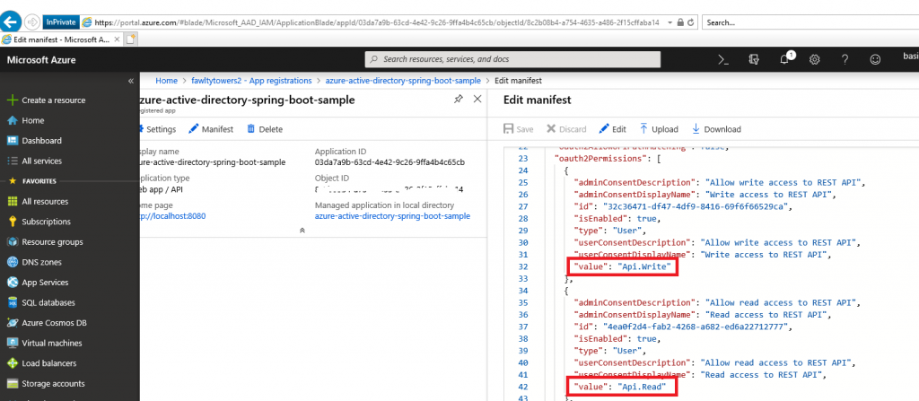Azure AD authorization for a Python REST API Resource Server | Redbaron ...